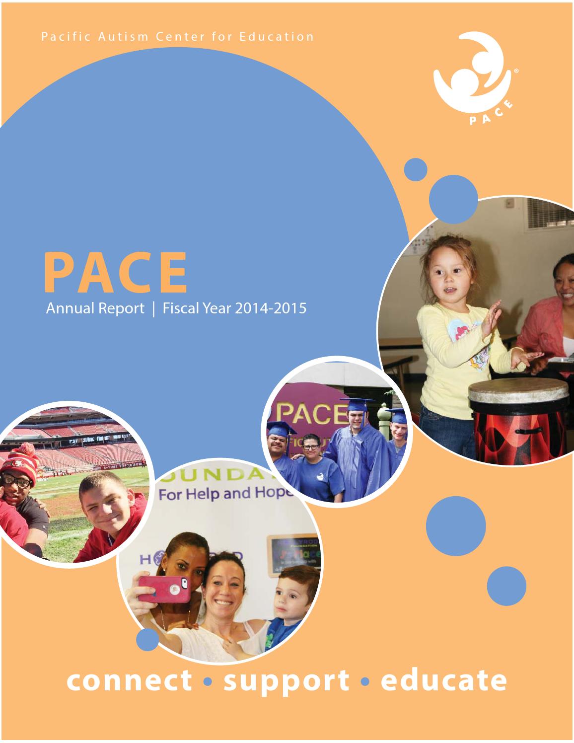 PACE FY14-15 Annual Report by Pacific Autism Center for Education - Issuu