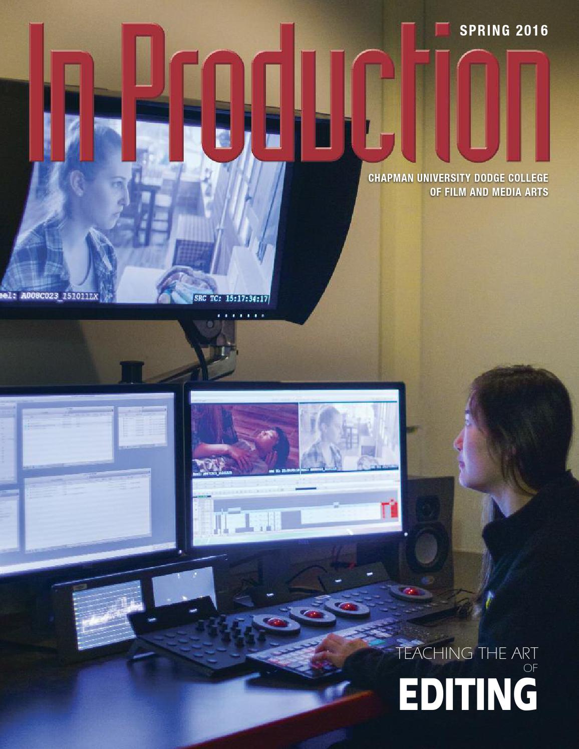 In Production Magazine Spring 2016 by Dodge College - Issuu