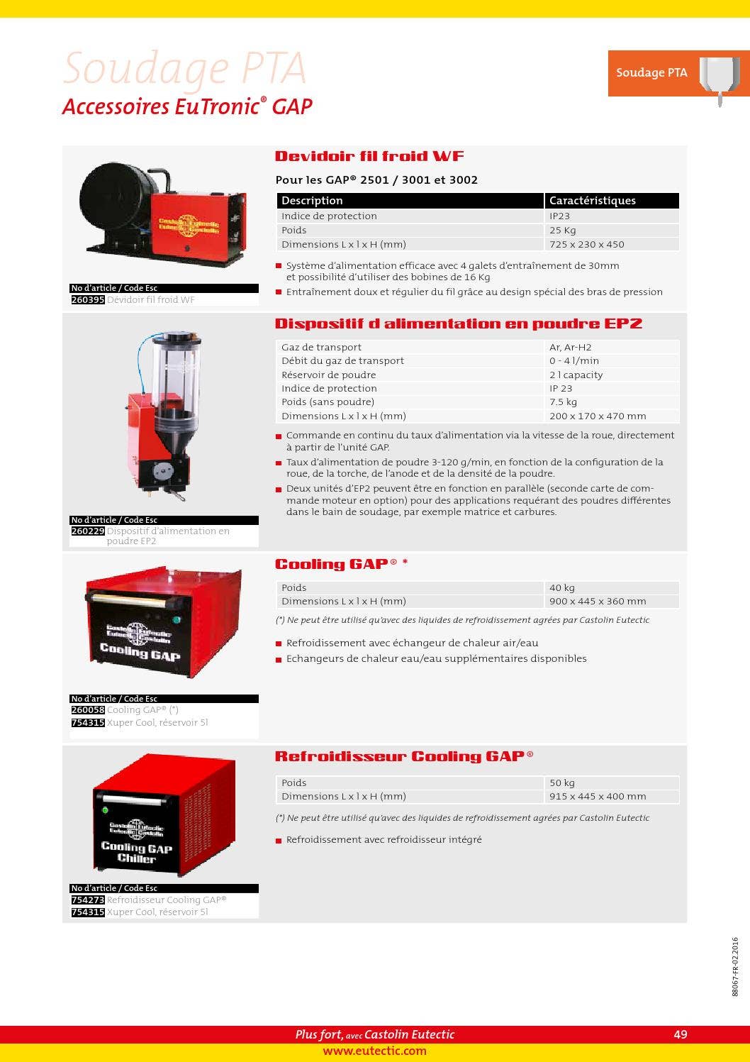 Ch coating catalogue fr lr 2016 by Castolin Eutectic - Issuu