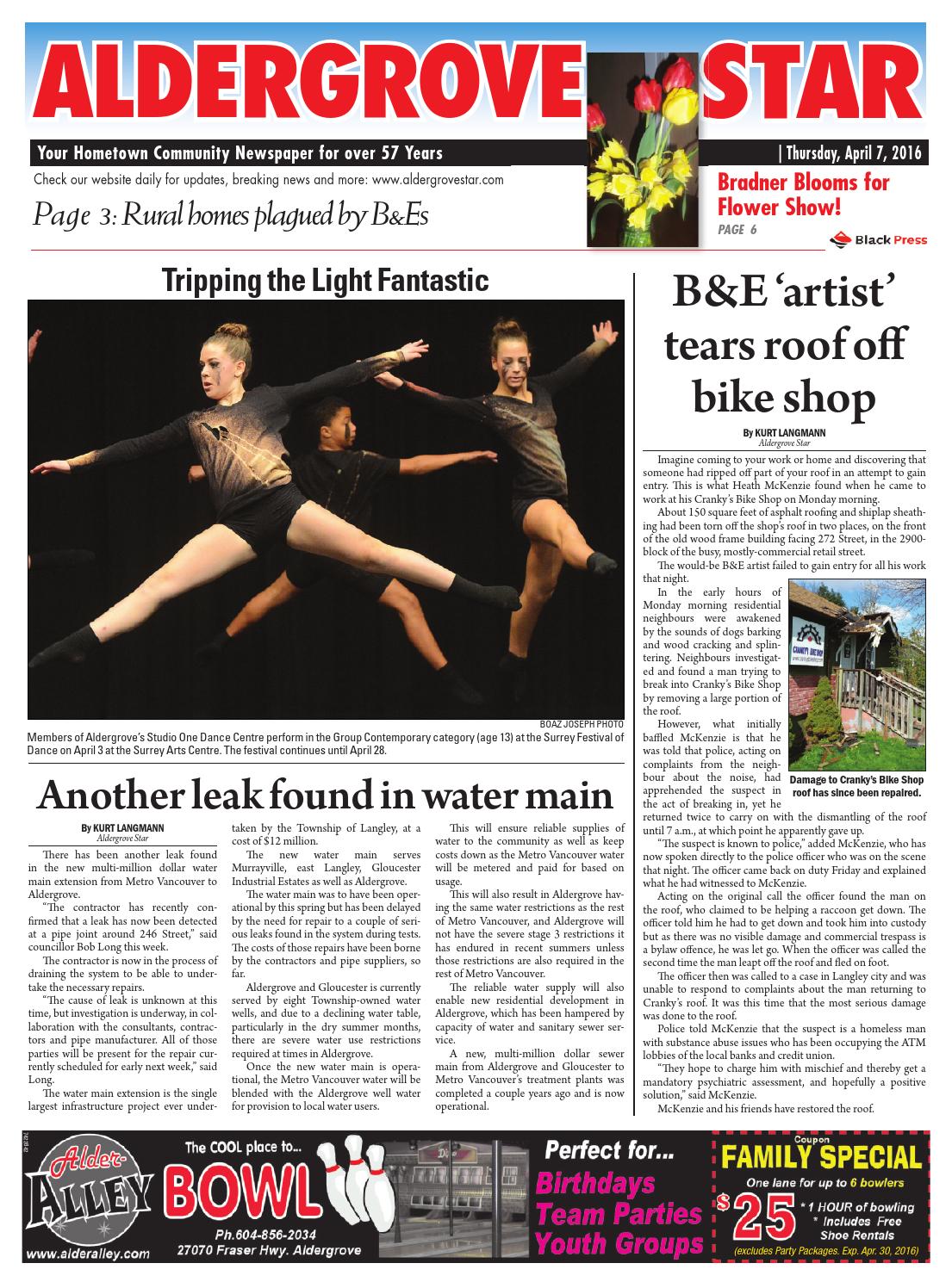 Aldergrove Star, April 07, 2016 by Black Press Media Group - Issuu