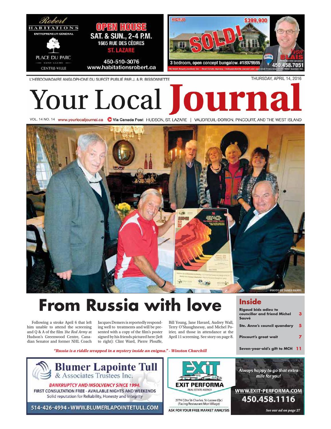Your Local Journal - April 14th, 2016 by Your Local Journal - Issuu