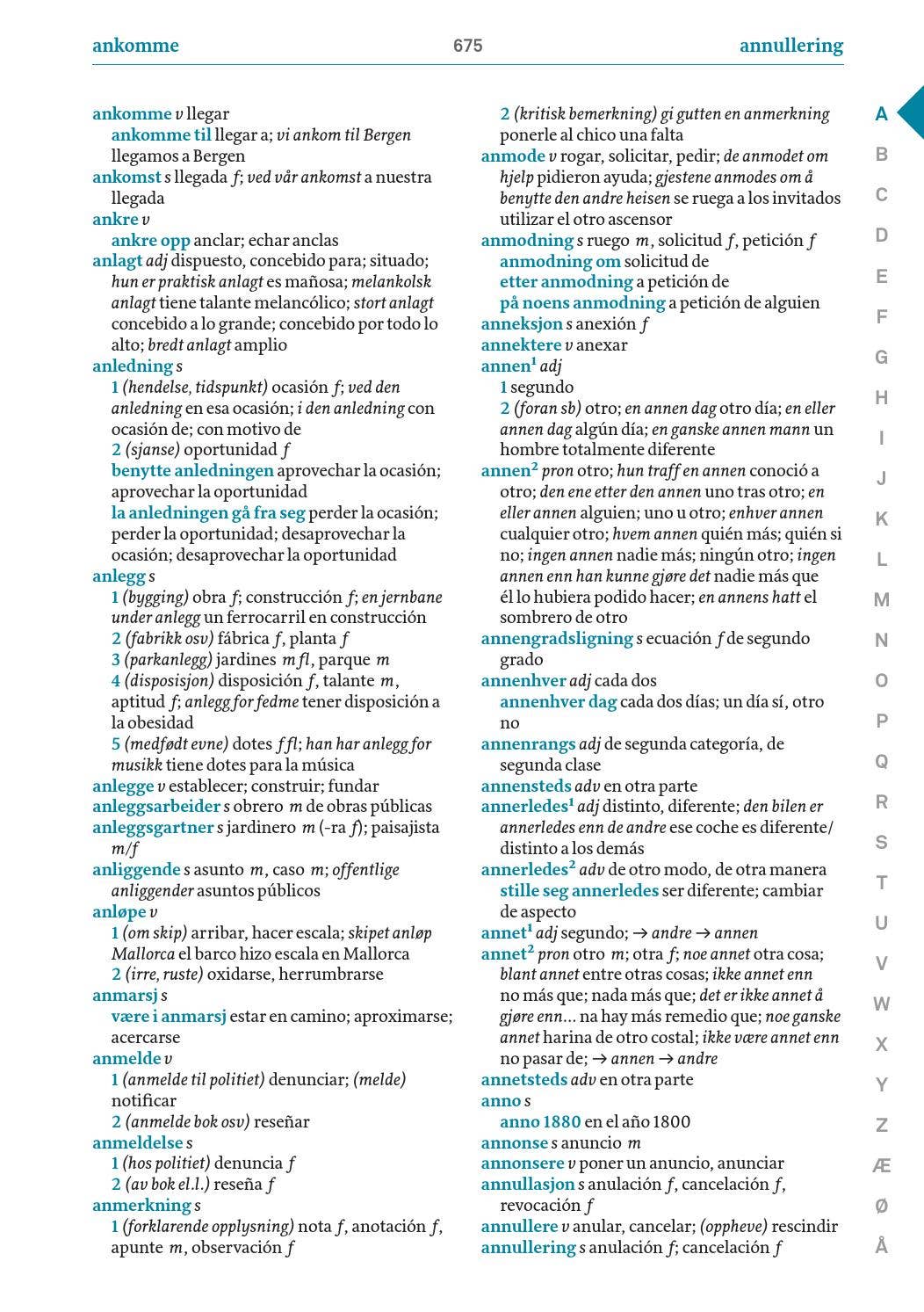 Spansk ordbok (utdrag) by Cappelen Damm - Issuu