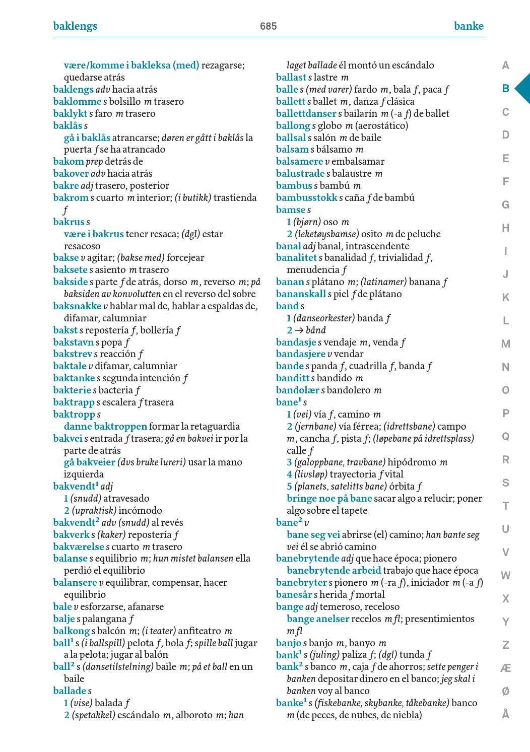 Spansk ordbok (utdrag) by Cappelen Damm - Issuu
