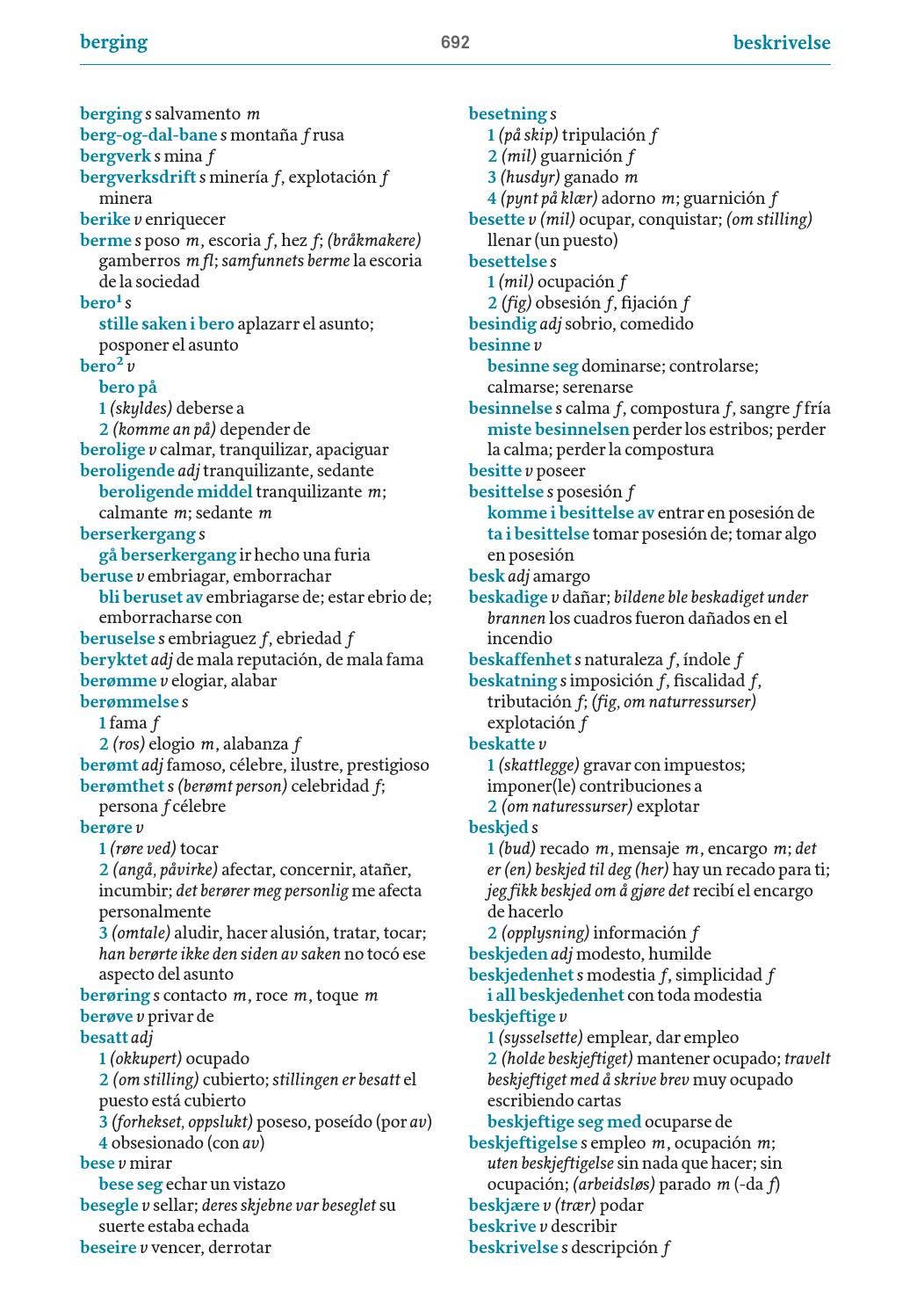 Spansk ordbok (utdrag) by Cappelen Damm - Issuu