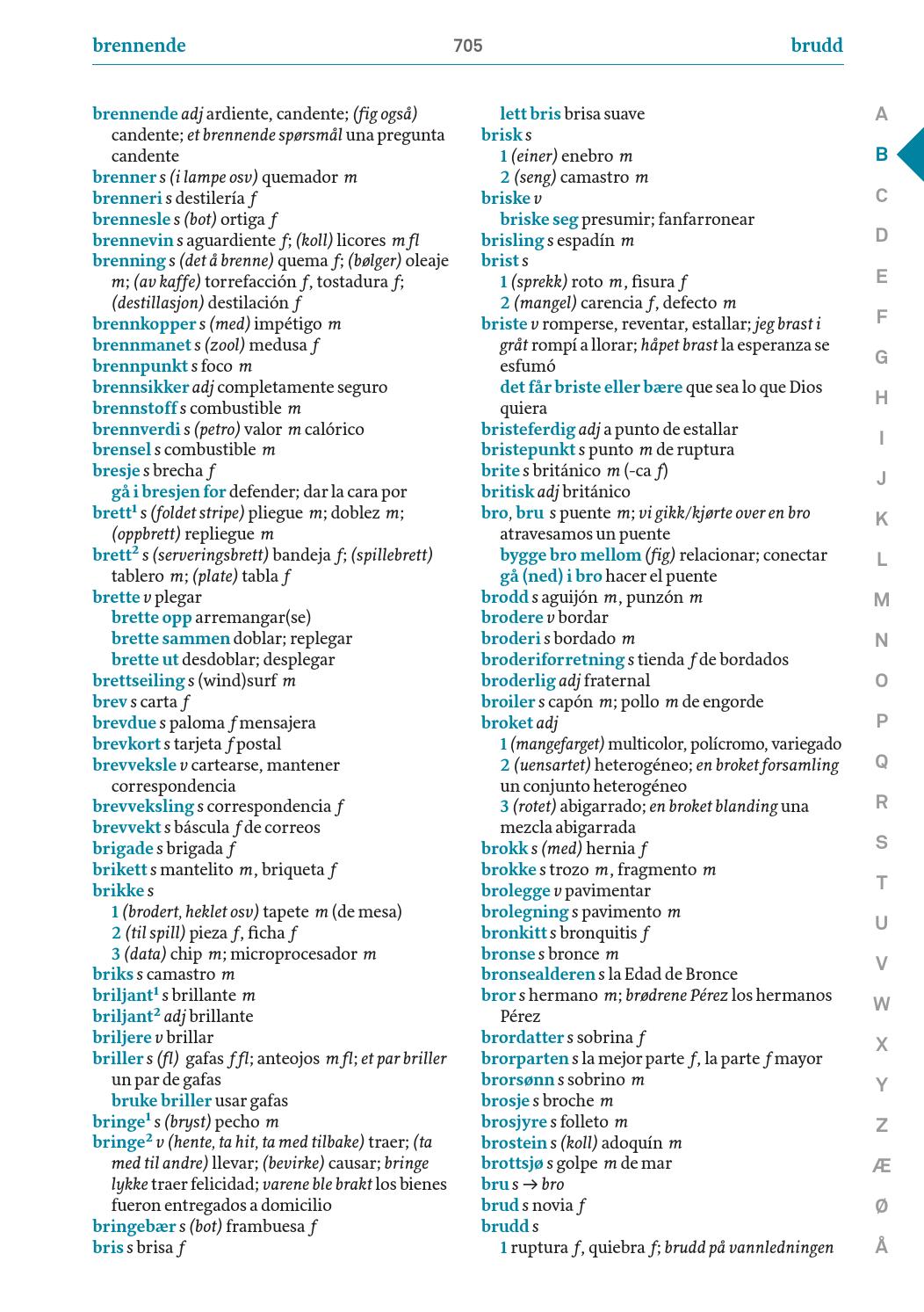 Spansk ordbok (utdrag) by Cappelen Damm - Issuu