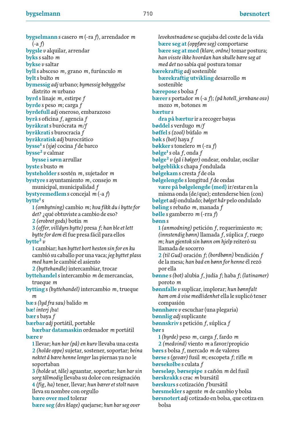 Spansk ordbok (utdrag) by Cappelen Damm - Issuu