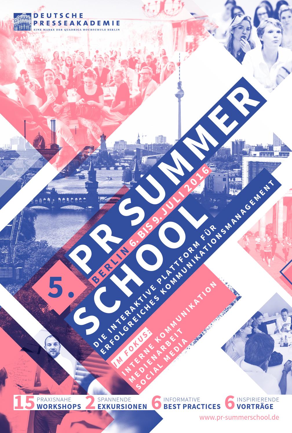 PR summer school Broschüre by Quadriga Media Berlin GmbH - Issuu