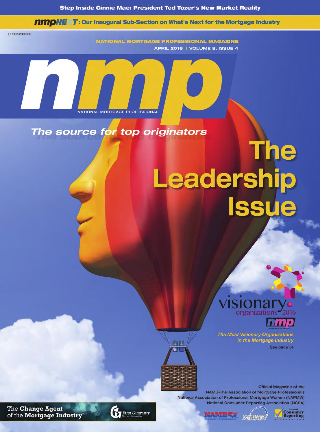 National Mortgage Professional Magazine April 2016 by United Sports ...