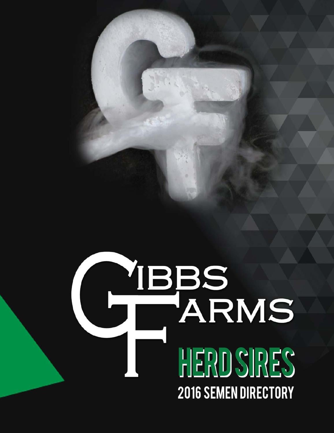 Gibbs Farms - 2016 Semen Directory by EDJE - Issuu