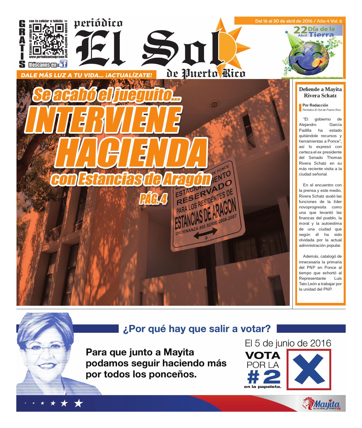 Periodico El Sol de PR 16-30 Abril 2016 by El Sol de PR - Issuu