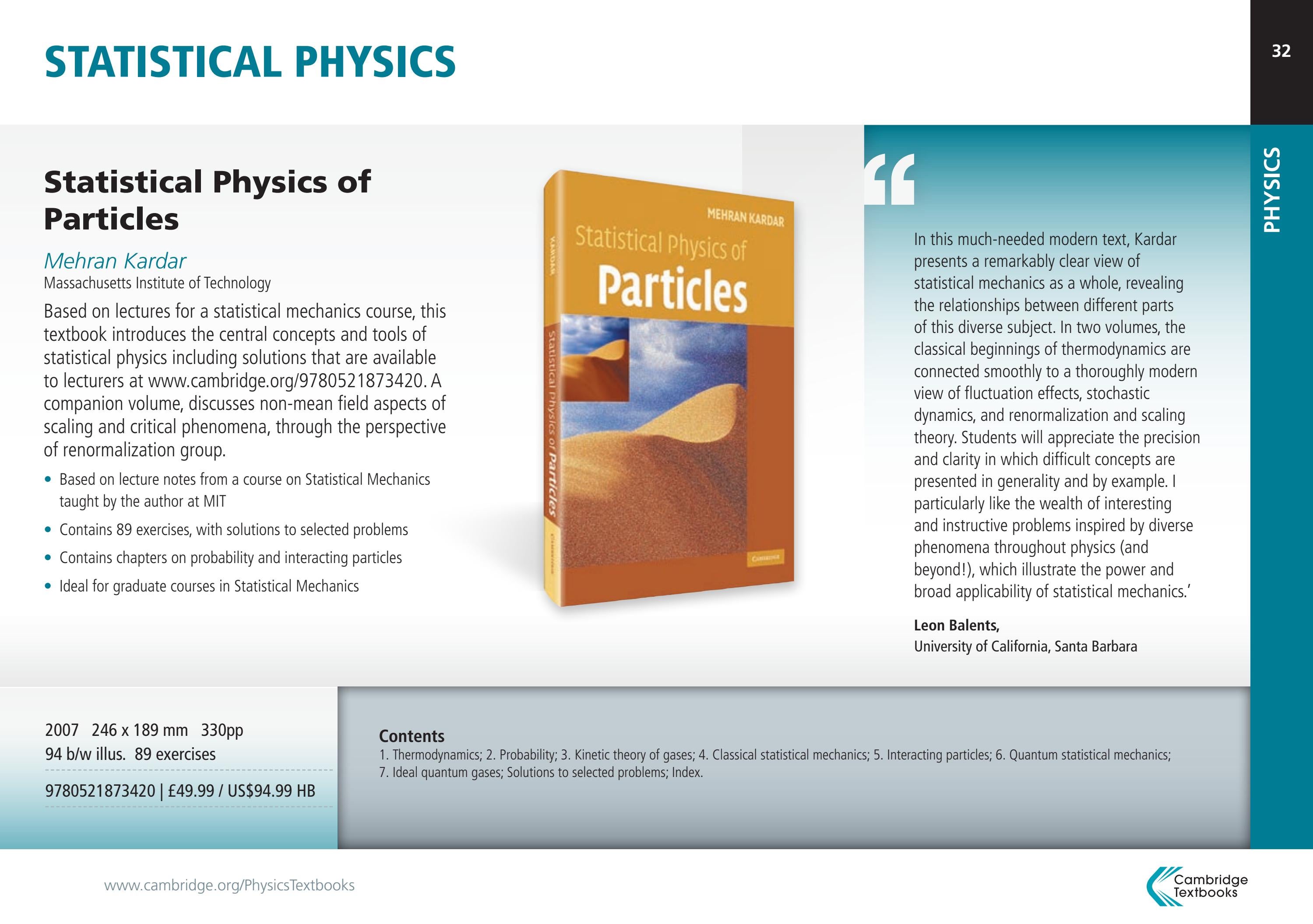 Physics Textbooks from Cambridge by Cambridge University Press - Issuu