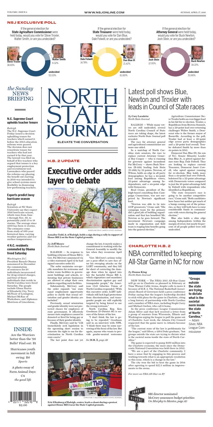 North State Journal - Vol. 1, Issue 8 by North State Journal - Issuu