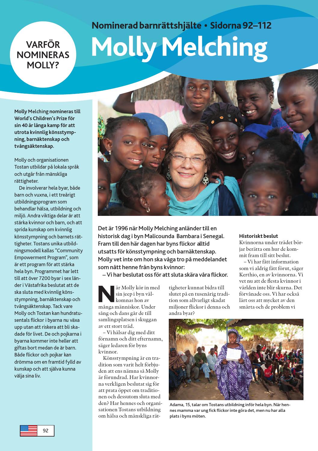 Sve molly melching by World's Children's Prize - Issuu