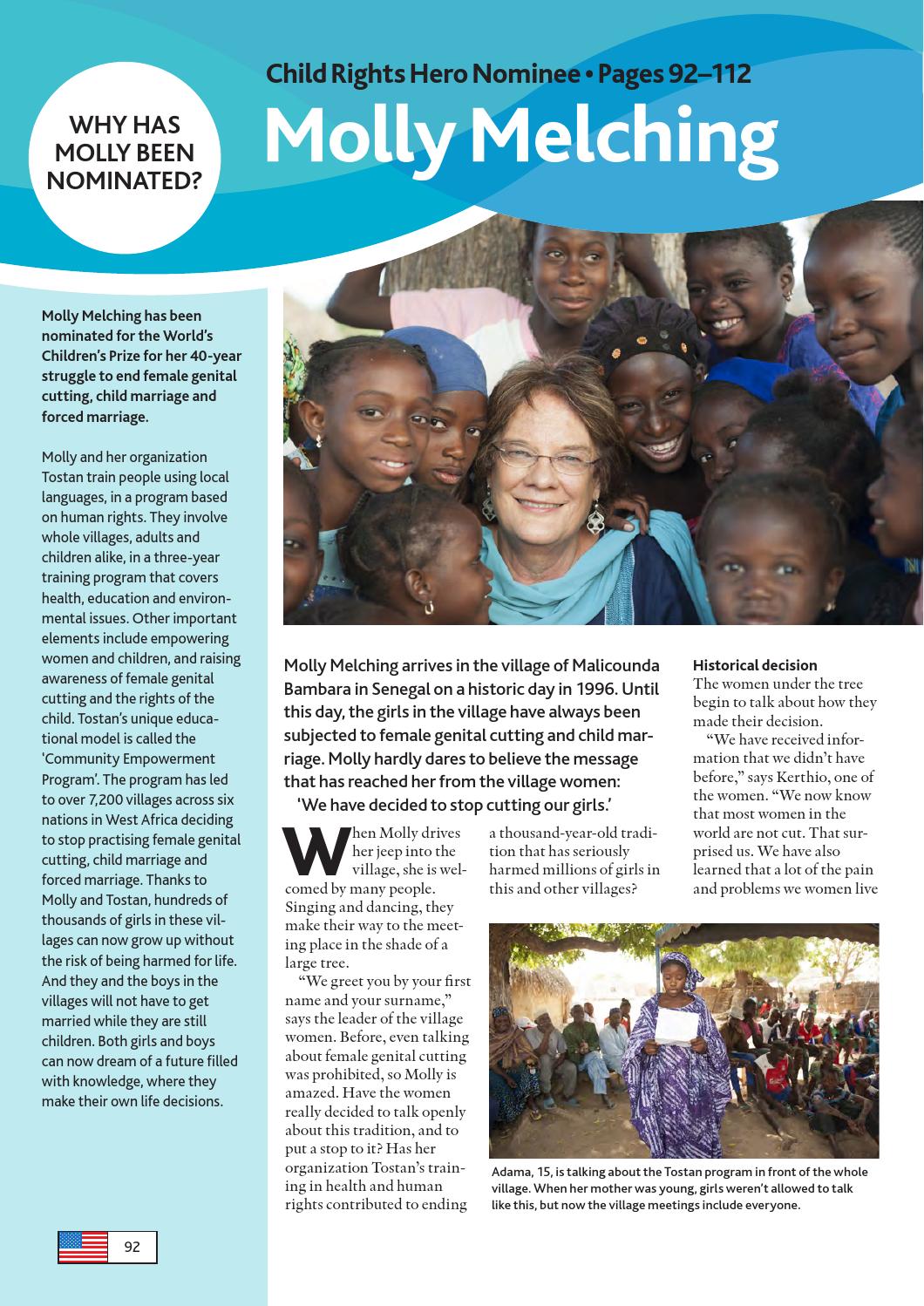 Eng molly melching by World's Children's Prize - Issuu