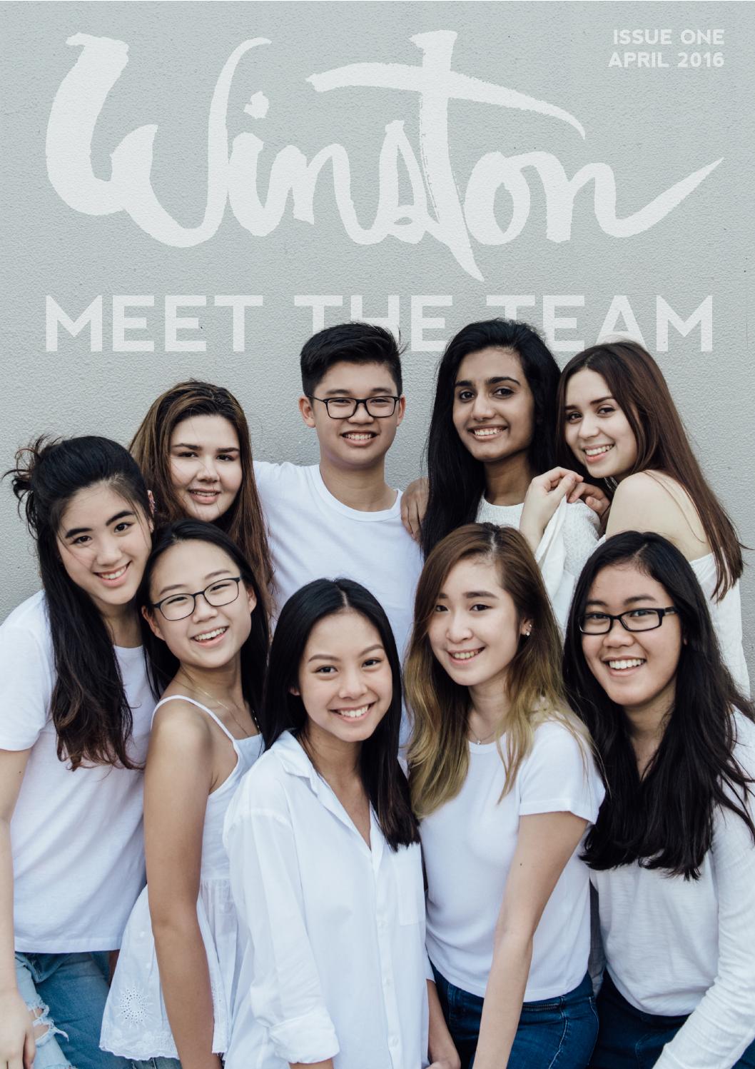 Winston Magazine Issue One: Meet The Team by Winston - Issuu