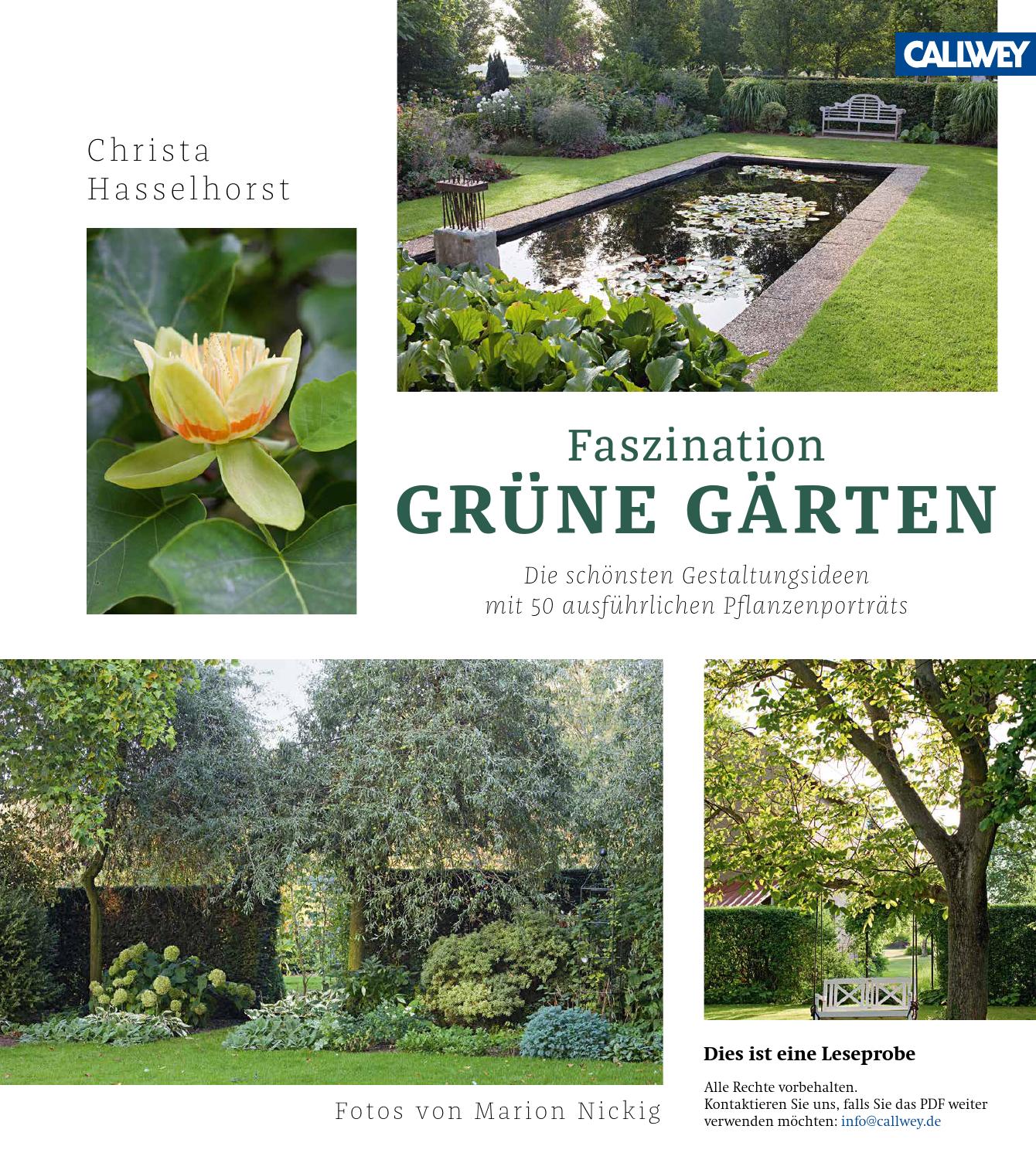 Hasselhorst / Nickig, Grüne Gärten by Callwey GmbH - Issuu