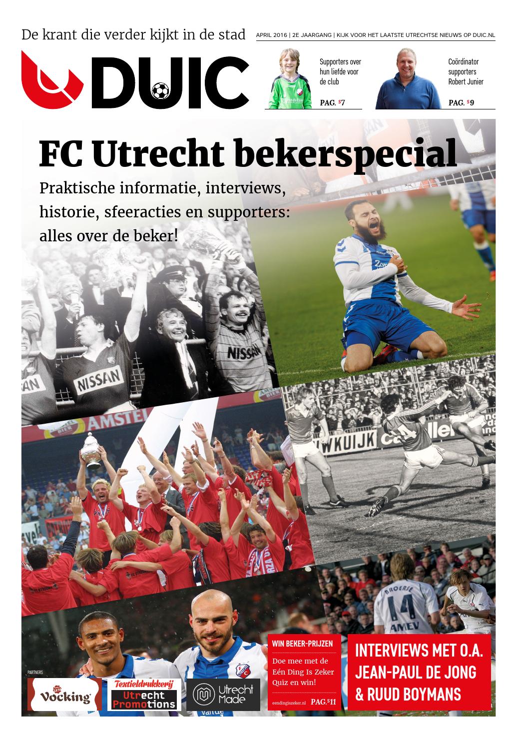 DUIC FC Utrecht Special april 2016 by DUIC - Issuu