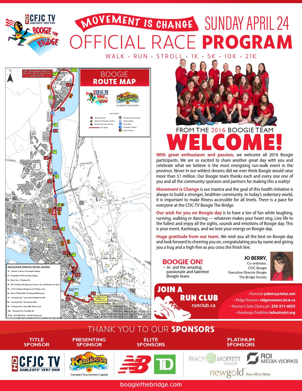 2016 Boogie the Bridge Official Race Program by KamloopsThisWeek - Issuu
