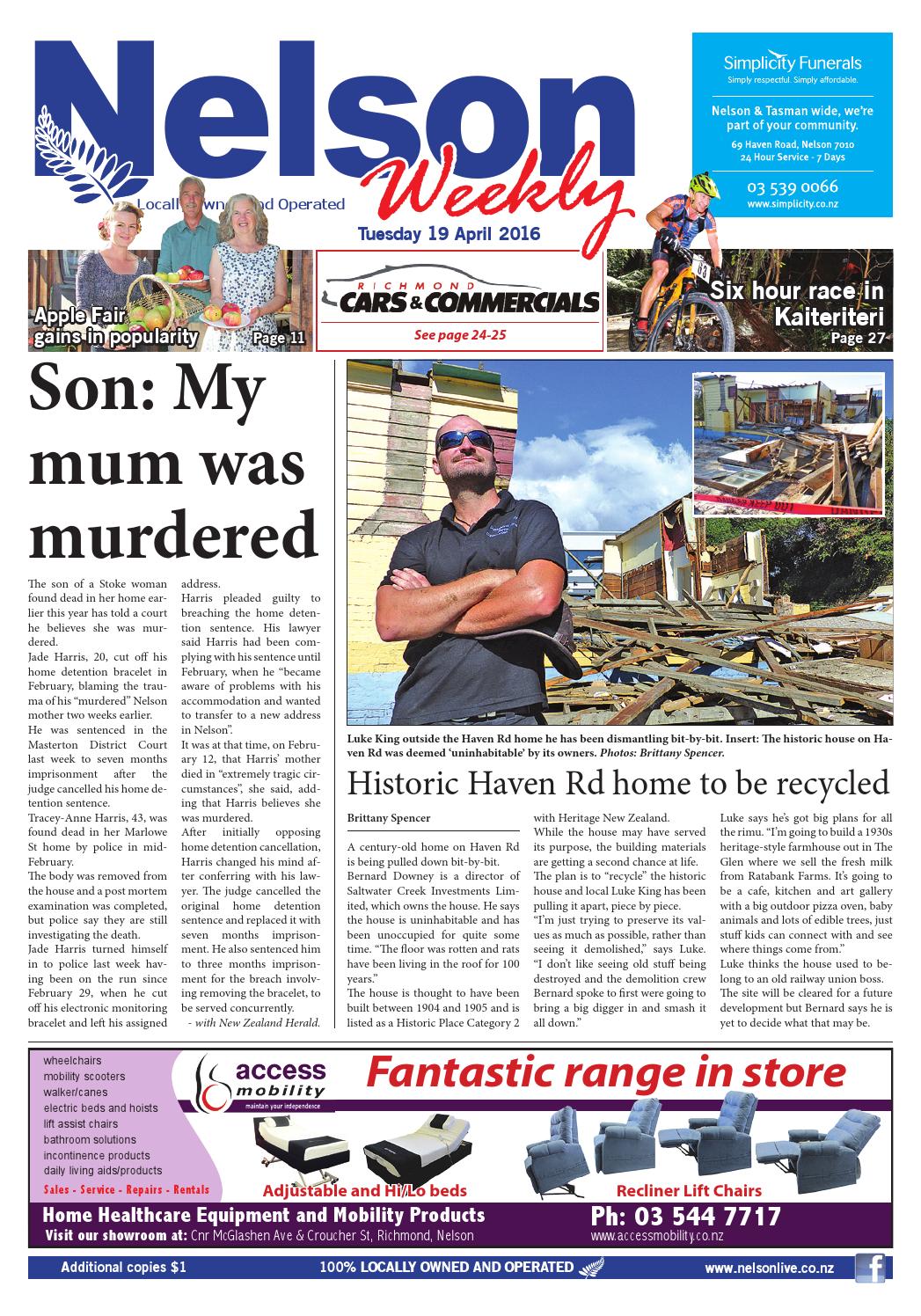 April 19 2016 nelson weekly 36pgs web by Top South Media - Issuu