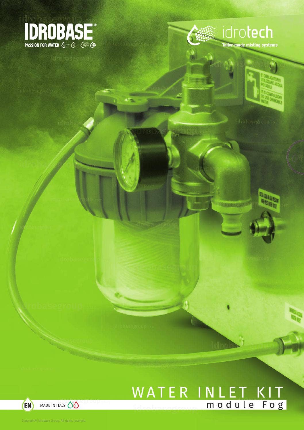 Inlet water kit Fog Module by Idrobase Group - Issuu