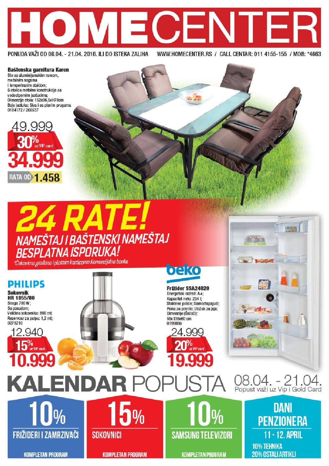 Home Centar katalog od 08.-21.04.2016. by Catalog.rs - Issuu
