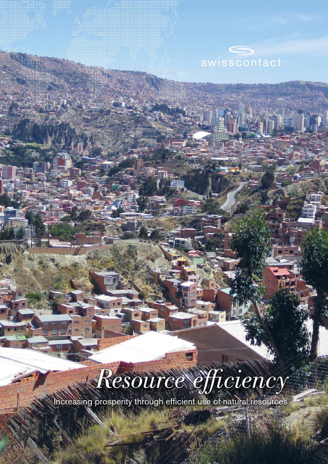 Swisscontact Brochure Resource Efficiency by Swisscontact - Issuu