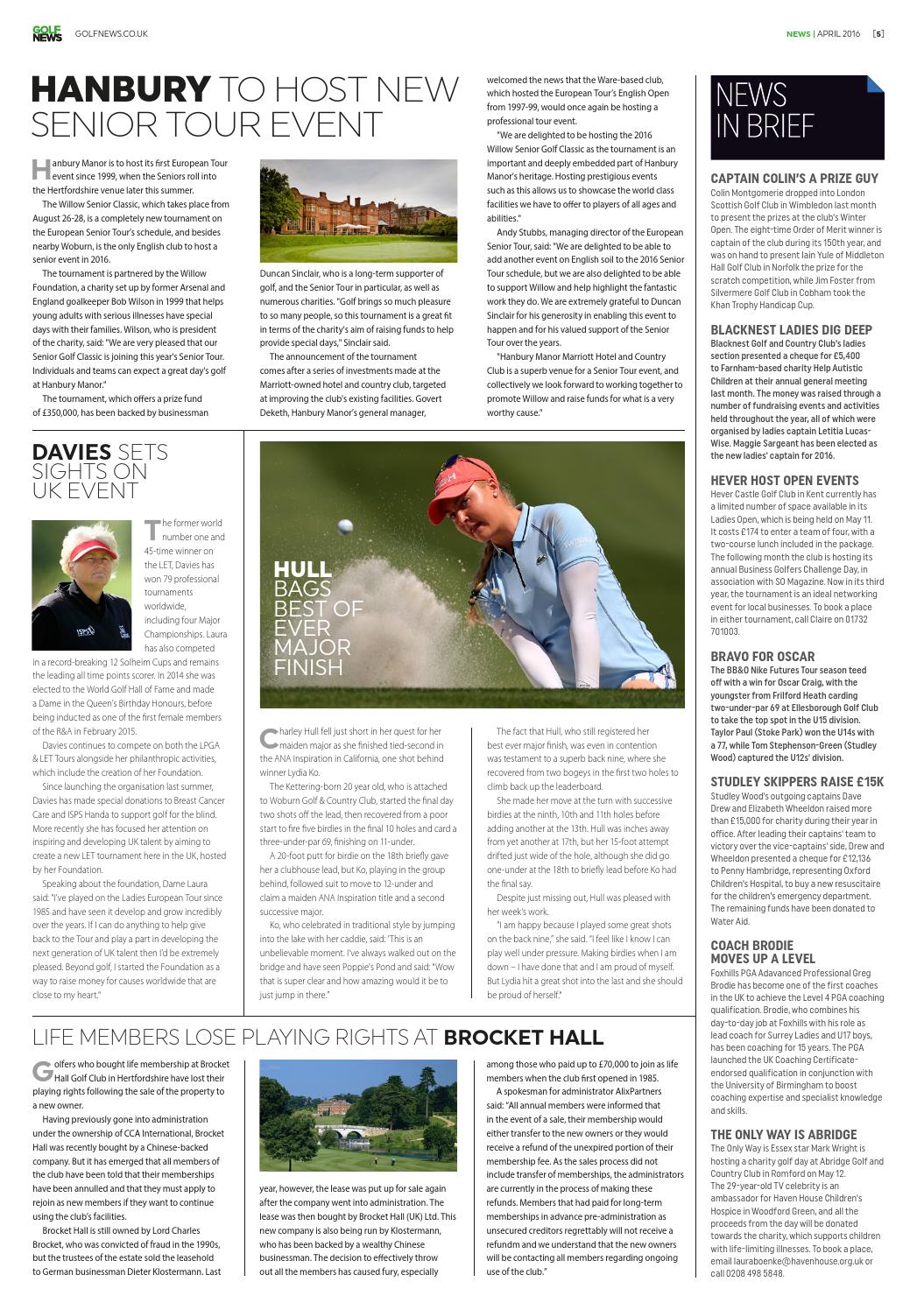 Golfnews april 2016 by Golf News - Issuu