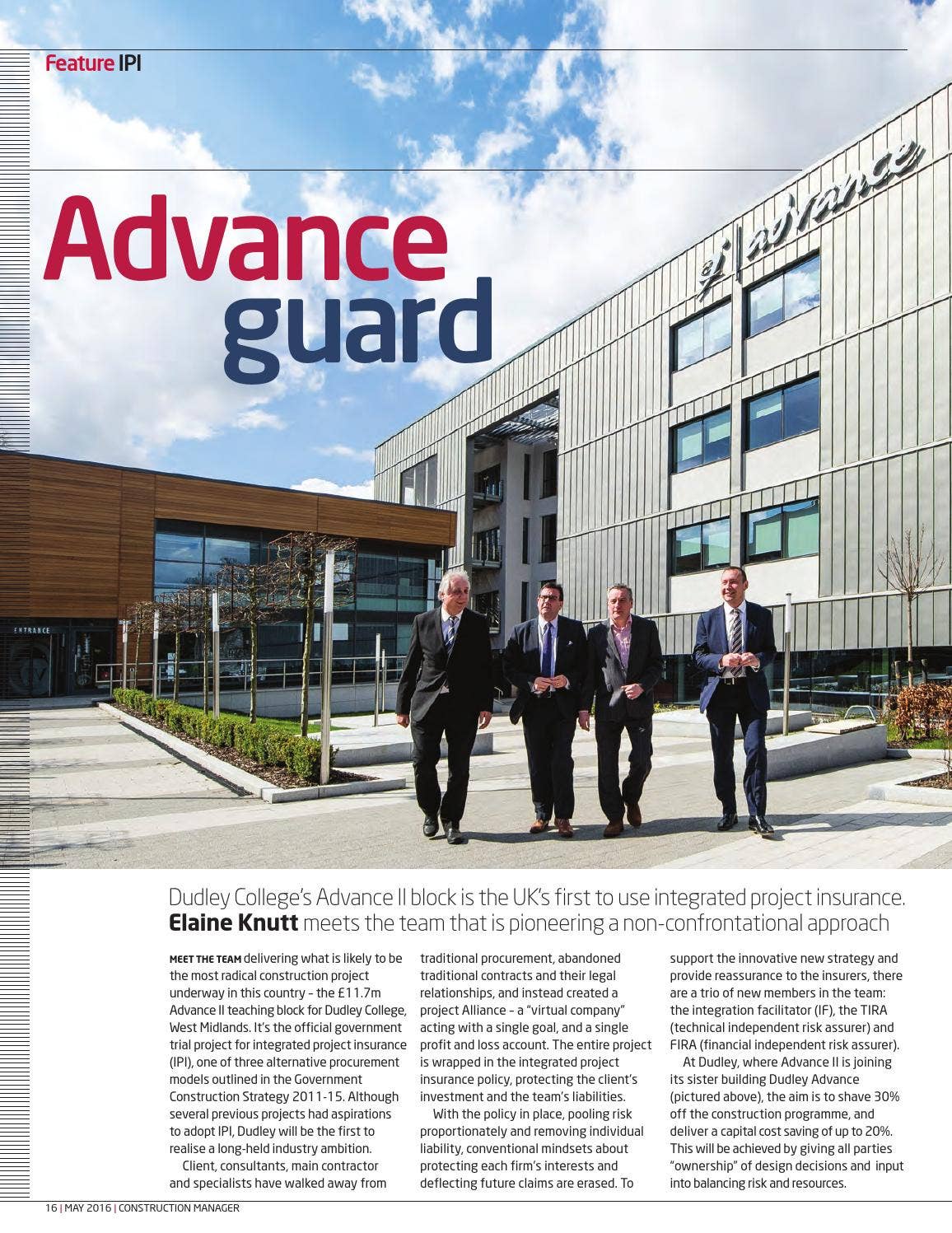 Construction Manager magazine May 2016 by Construction Management - Issuu