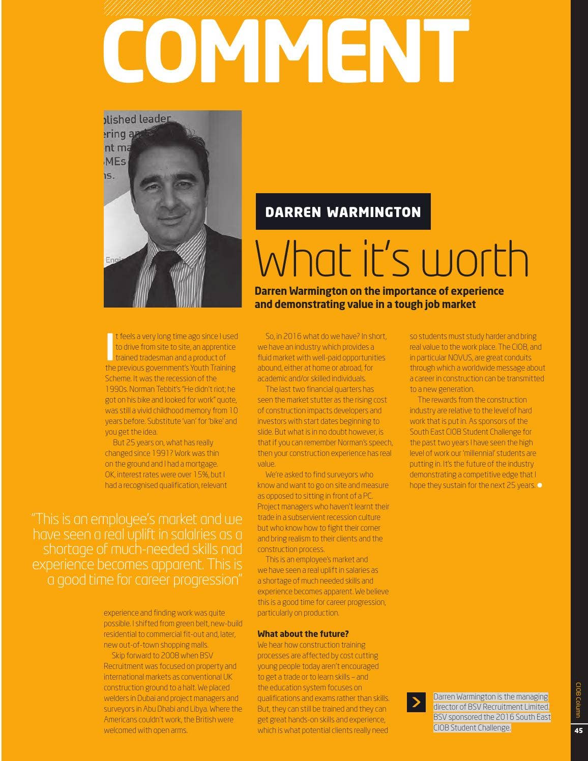 Construction Manager magazine May 2016 by Construction Management - Issuu
