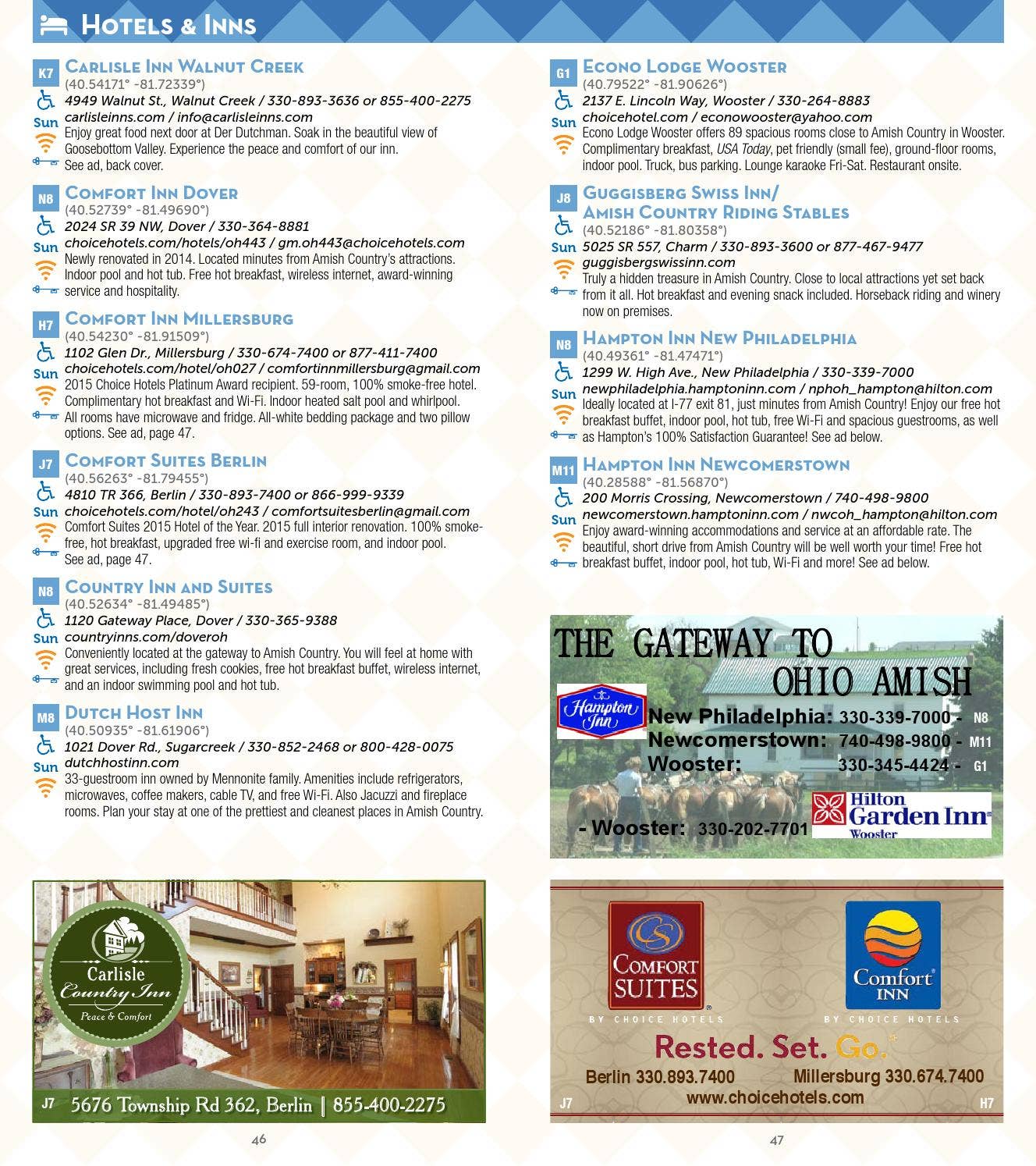 2016 Holmes County Map and Visitors' Guide (Amish Country Ohio) by ...