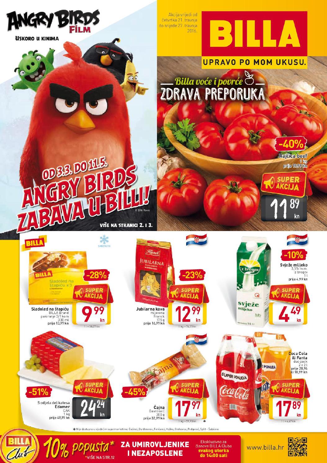 Billa katalog kcija od 21.-27.04.2016. by Catalog.hr - Issuu