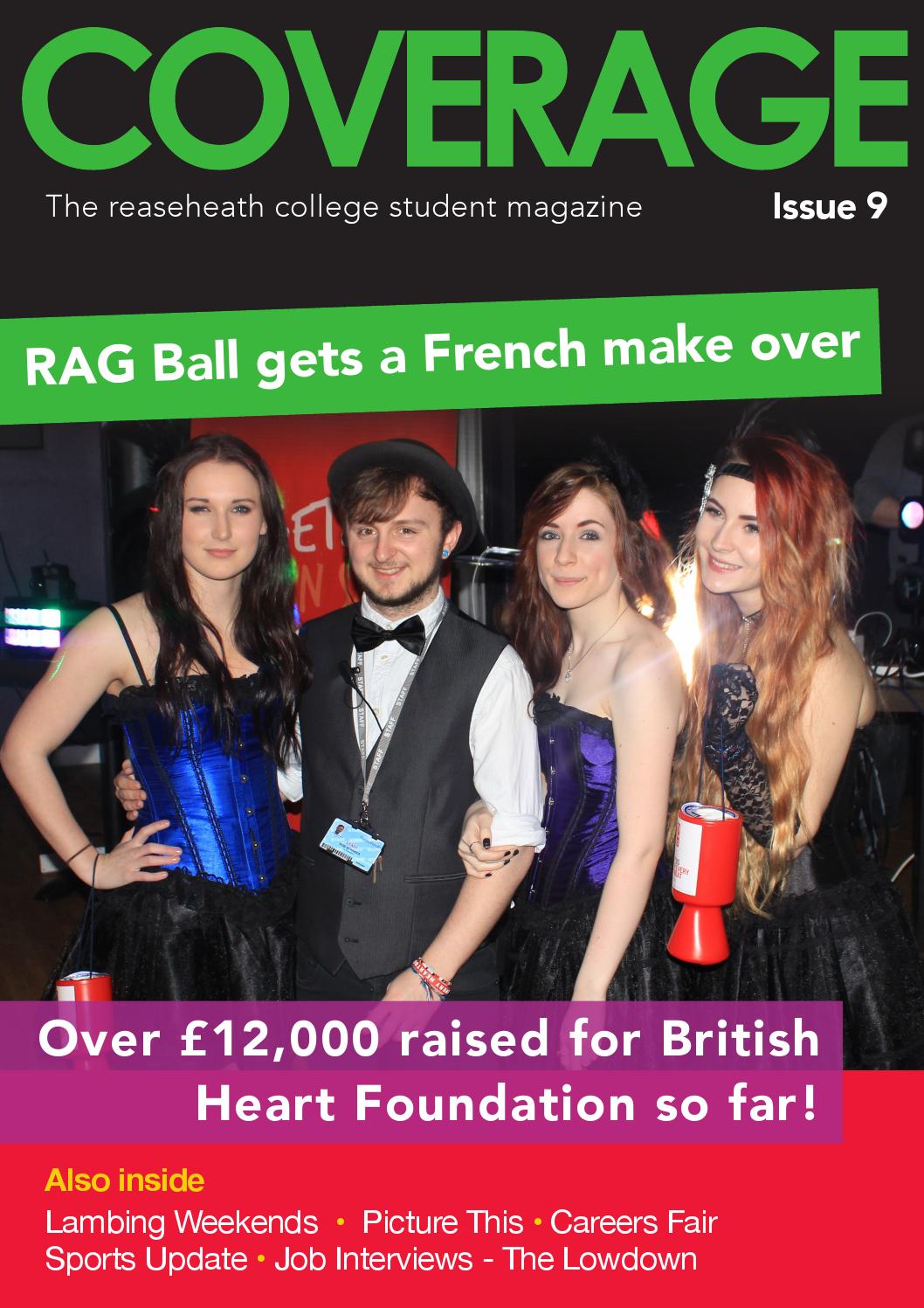 Coverage magazine issue 9 - April 2016 by Reaseheath College - Issuu