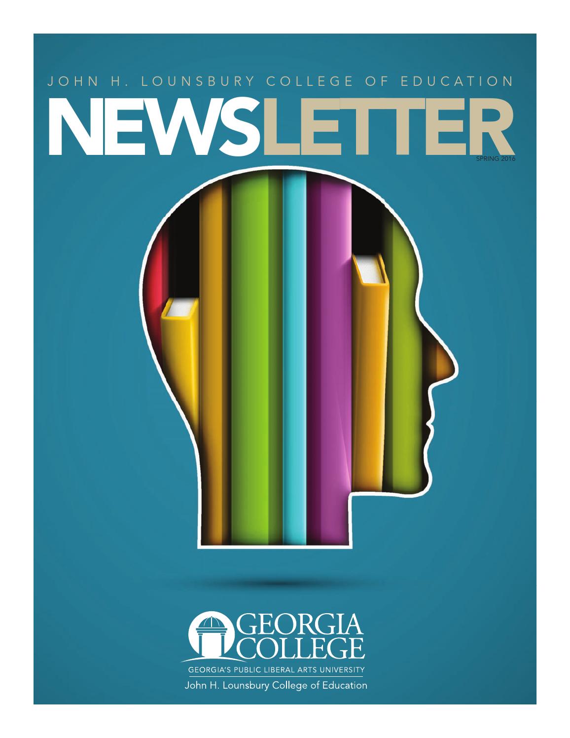 2016 College of Education Spring Newsletter by Georgia College & State ...