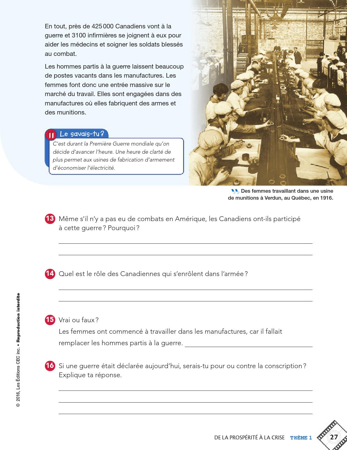 Au fil des temps 6e année 3e Éd. by Les Éditions CEC - Issuu