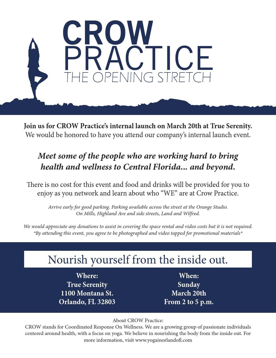 Crow Practice Internal Launch Event Flyer by Jerry Witman - Issuu
