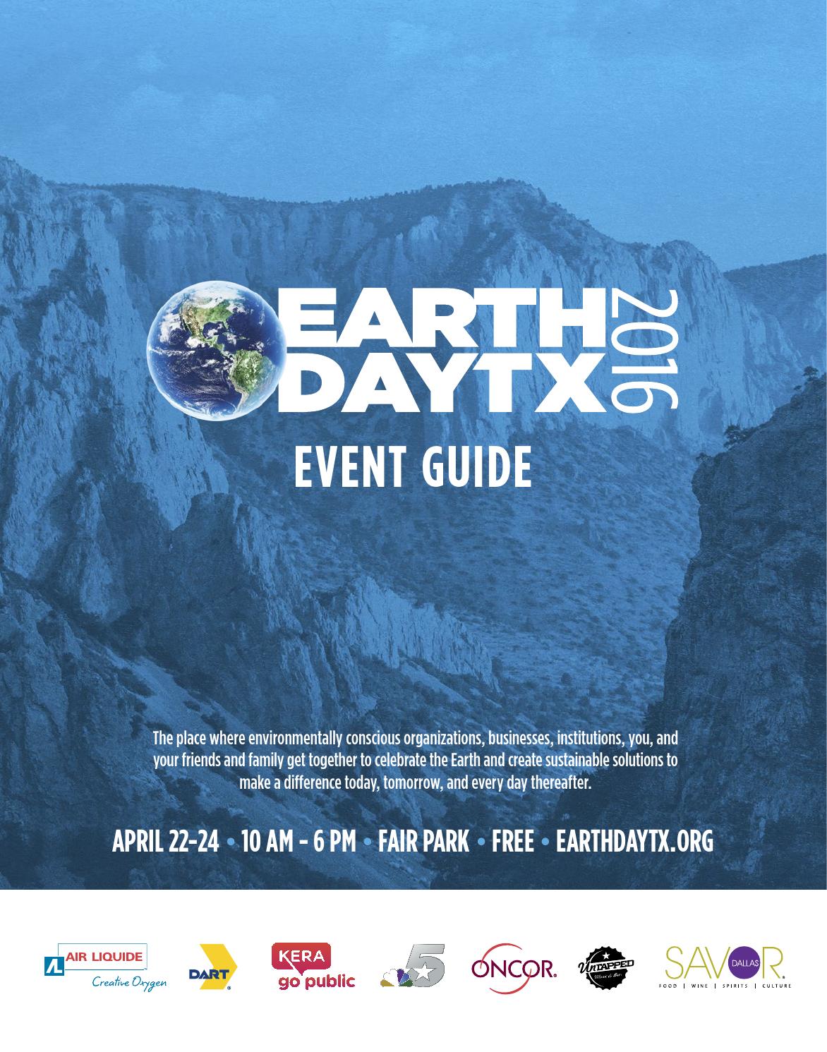 Earth Day Texas 2016 Event Guide by EarthX - Issuu