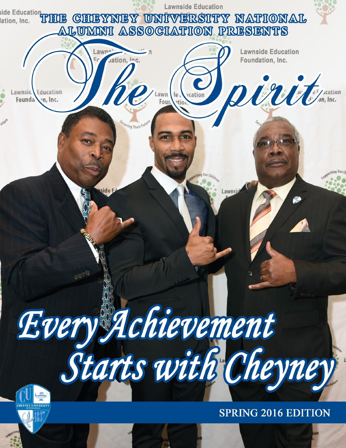 The Spirit - Spring 2016 Edition by Cheyney University National Alumni ...