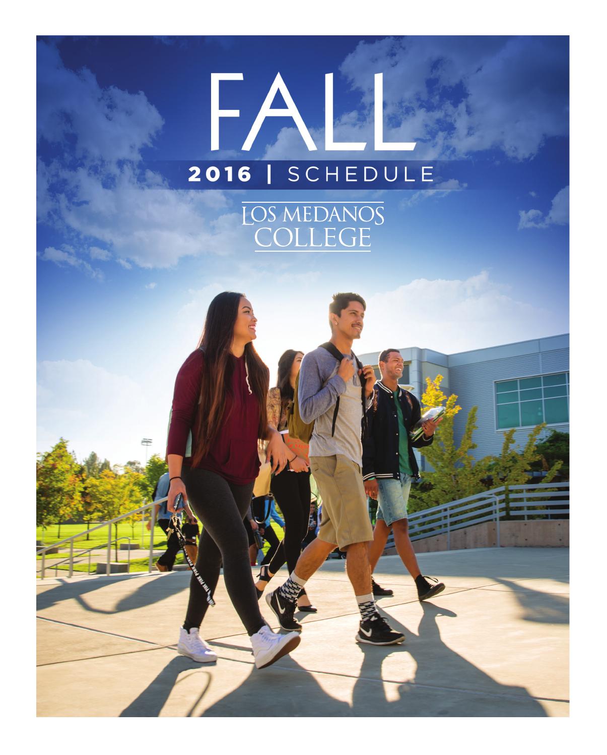 2016 Fall Class Schedule By Los Medanos College Issuu