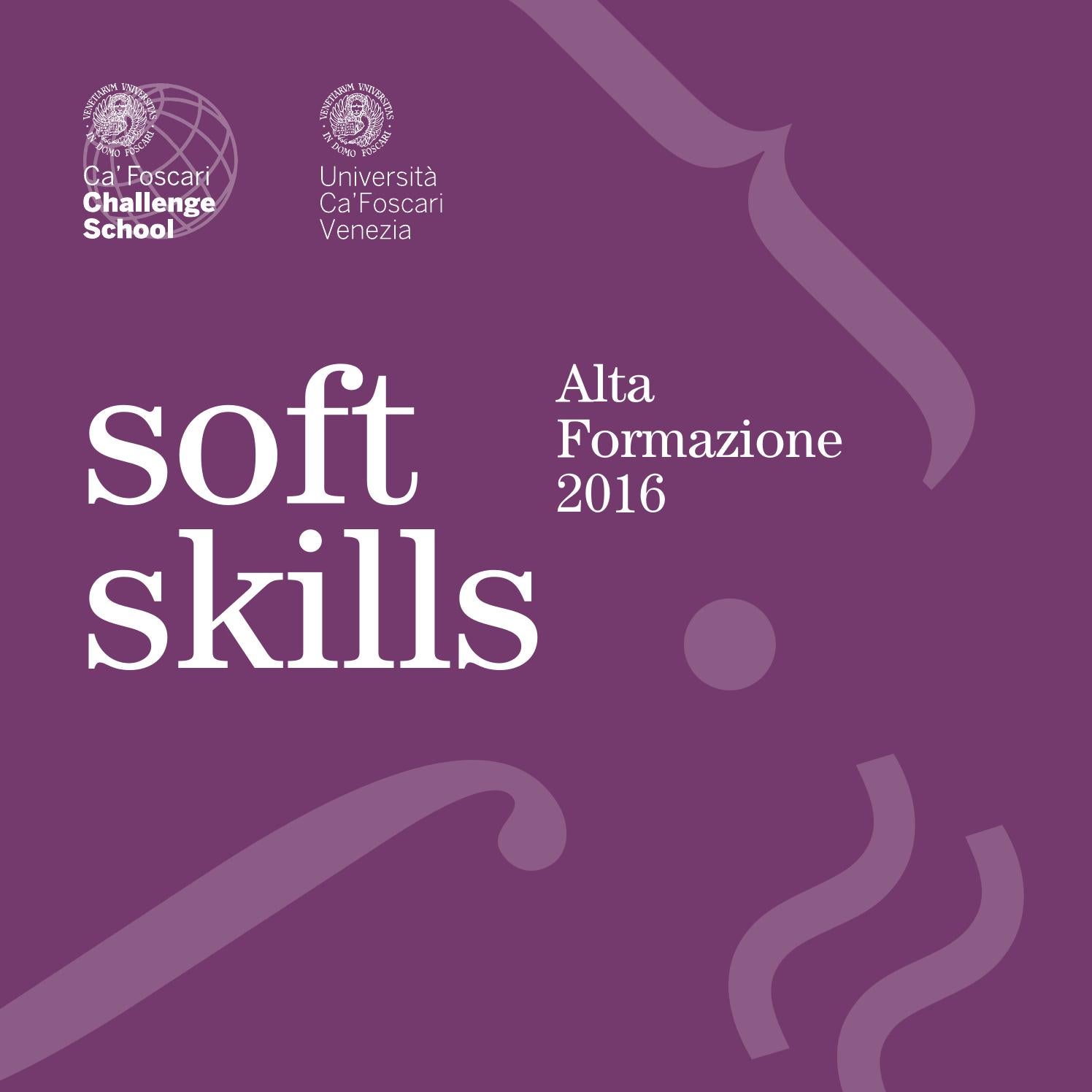 Brochure soft skills by Ca' Foscari Alumni - Issuu