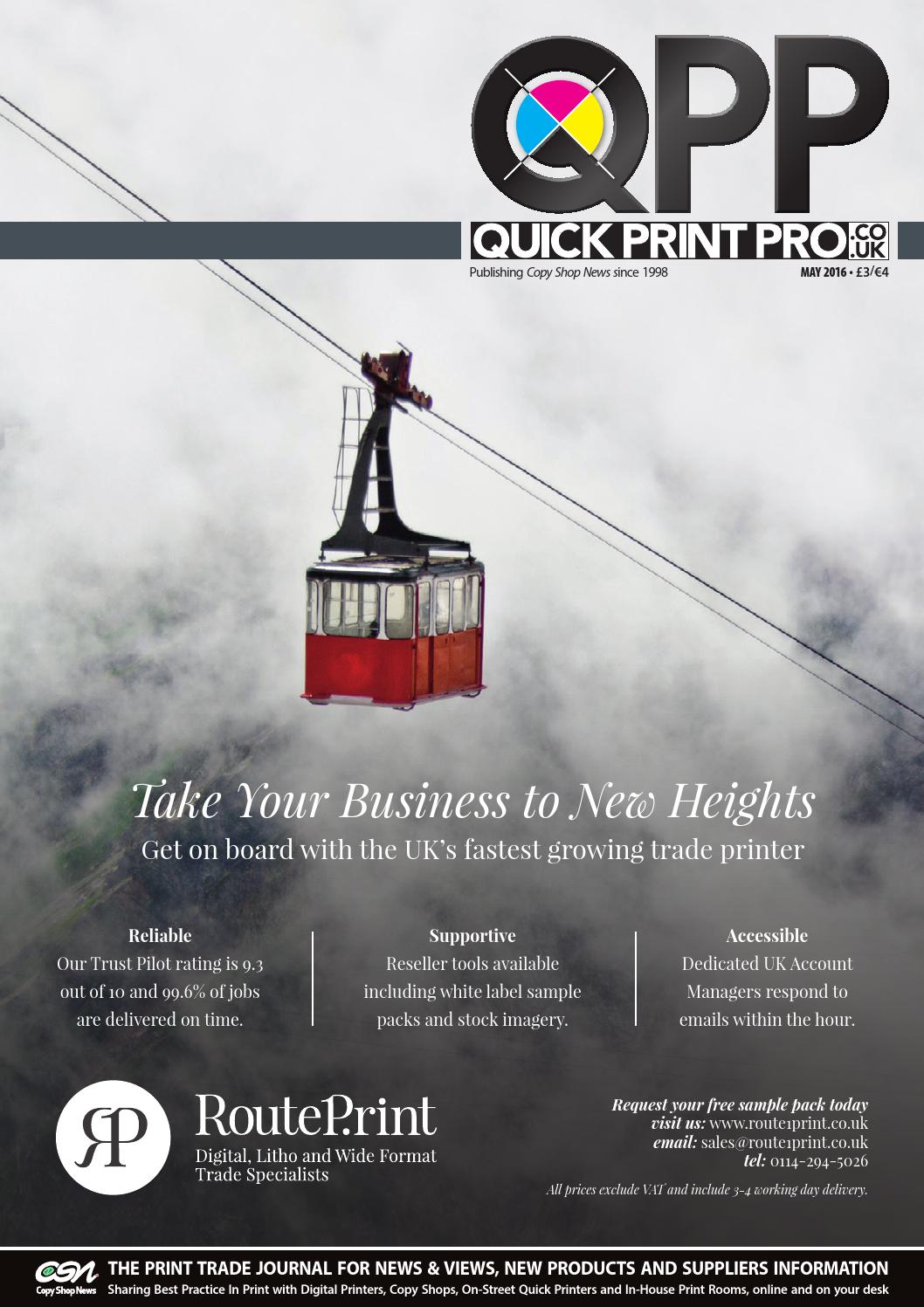 Quick Print Pro, May 2016 by The Magazine Production Company - Issuu
