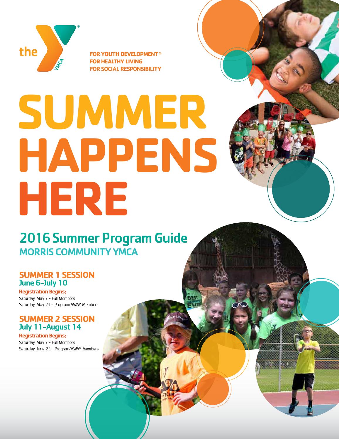 2016 Morris YMCA Summer by Indesign Web - Issuu