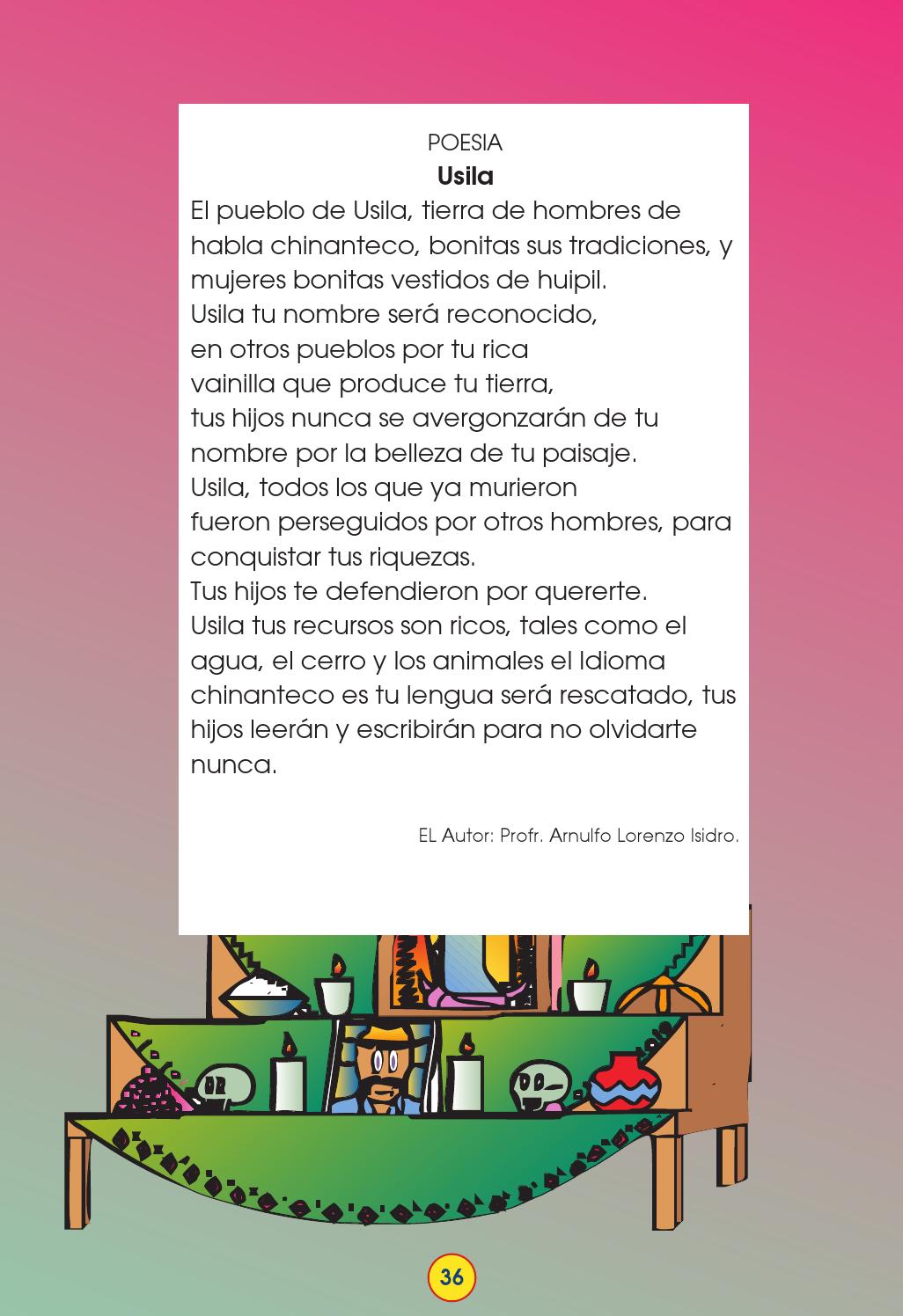 Libro De Literatura En Lengua Chinanteca De Usila, Oaxaca by DGEI ...