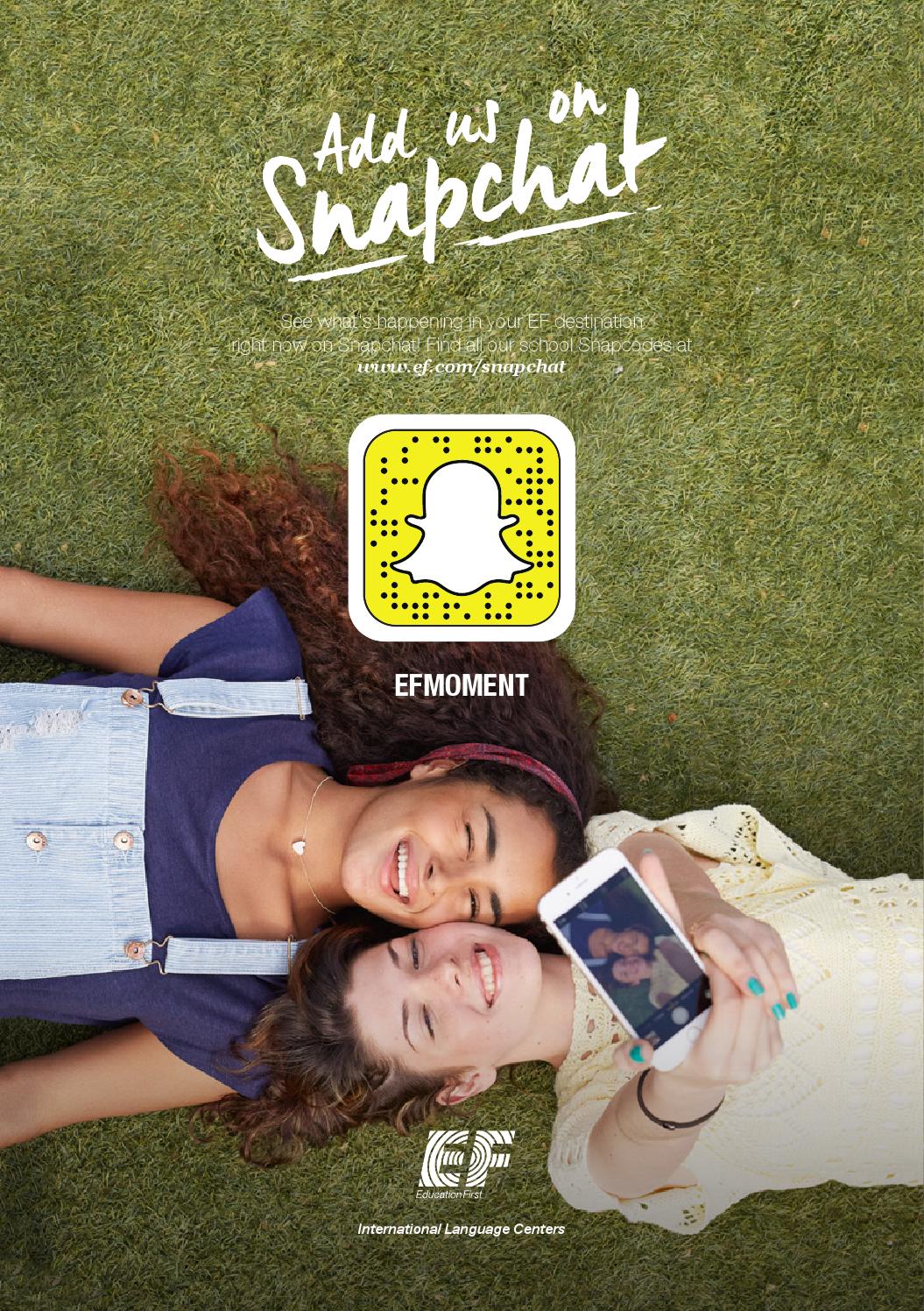 16LT Snapchat POSTER A4 March by EF Education First - Issuu