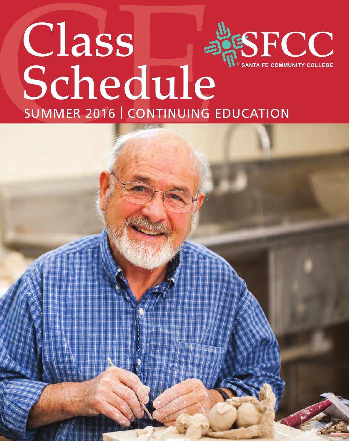 Summer 2016 Continuing Education Schedule by Santa Fe Community College ...