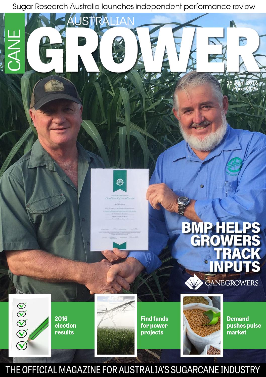 Australian Canegrower - 25 April 2016 by CANEGROWERS - Issuu