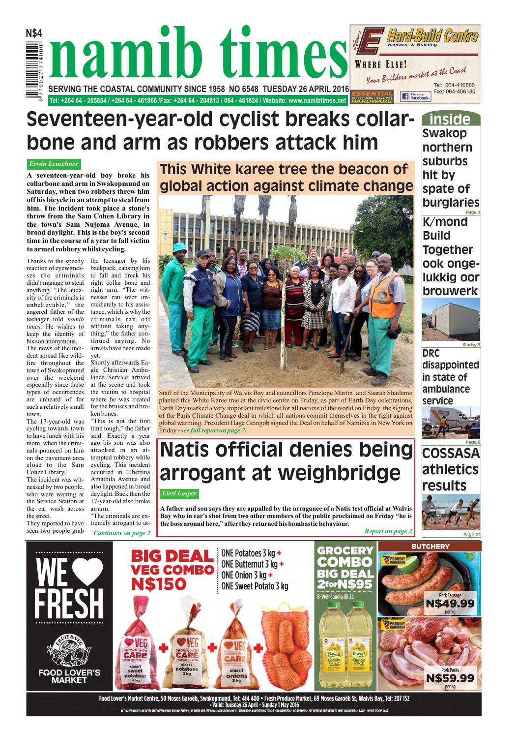 26 april namib times e edition by Namib Times Virtual - Issuu
