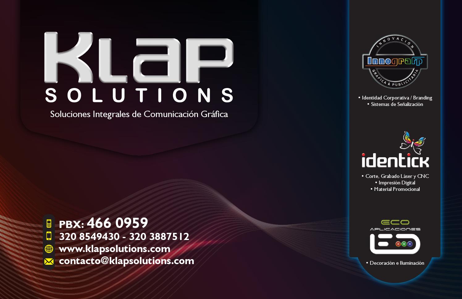 CATÁLOGO DE PRODUCTOS Y SERVICIOS KLAP by ALEJANDRO ALVAREZ - Issuu