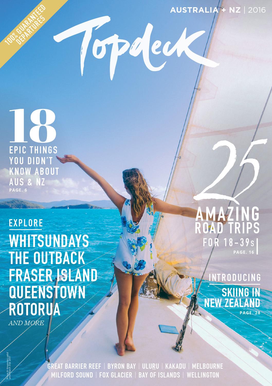 (NZD) Topdeck | Australia + NZ 2016 by Topdeck Travel - Issuu