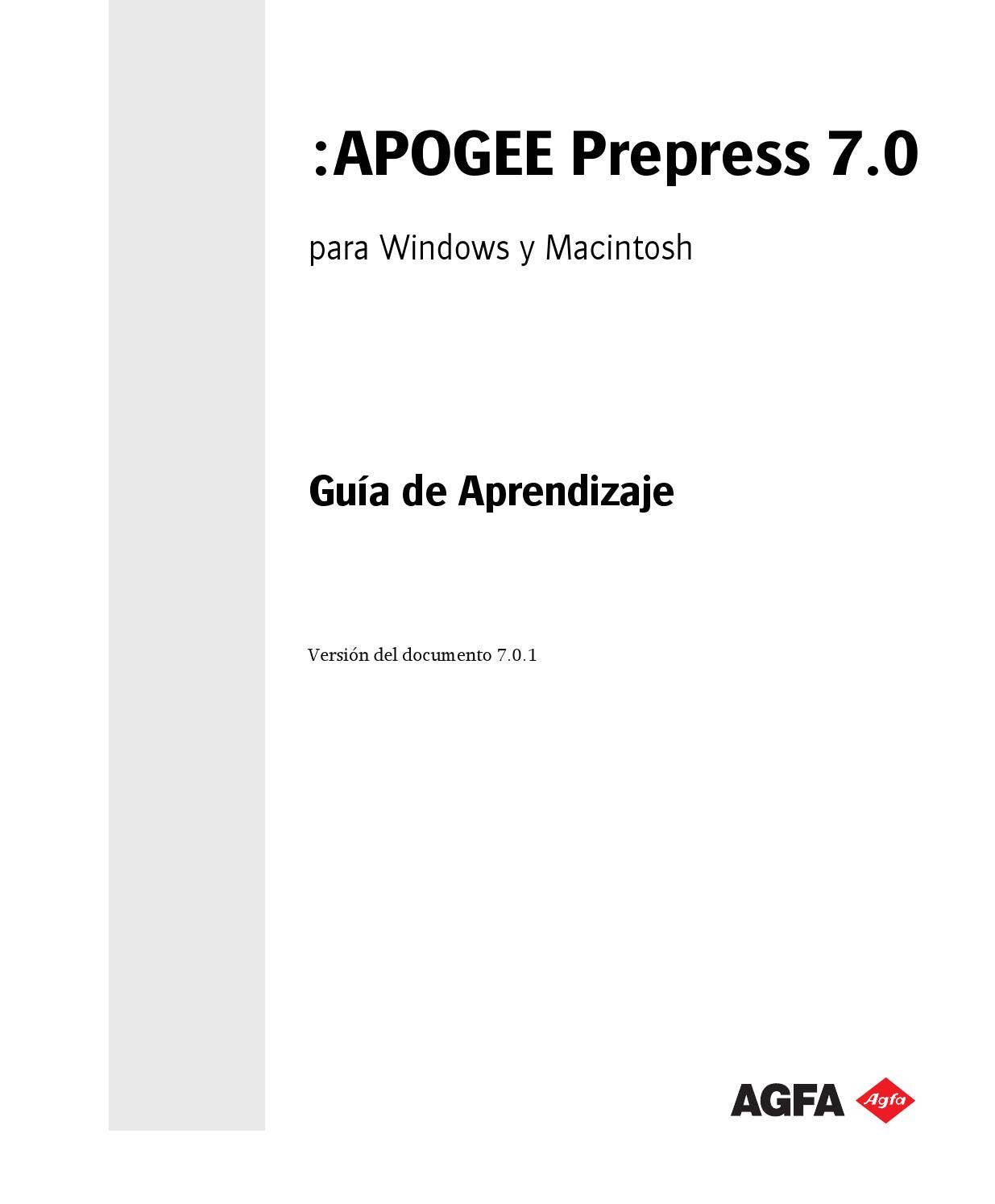 Agfa Apogee prepress 7 tutorial en español by pablo fantini - Issuu