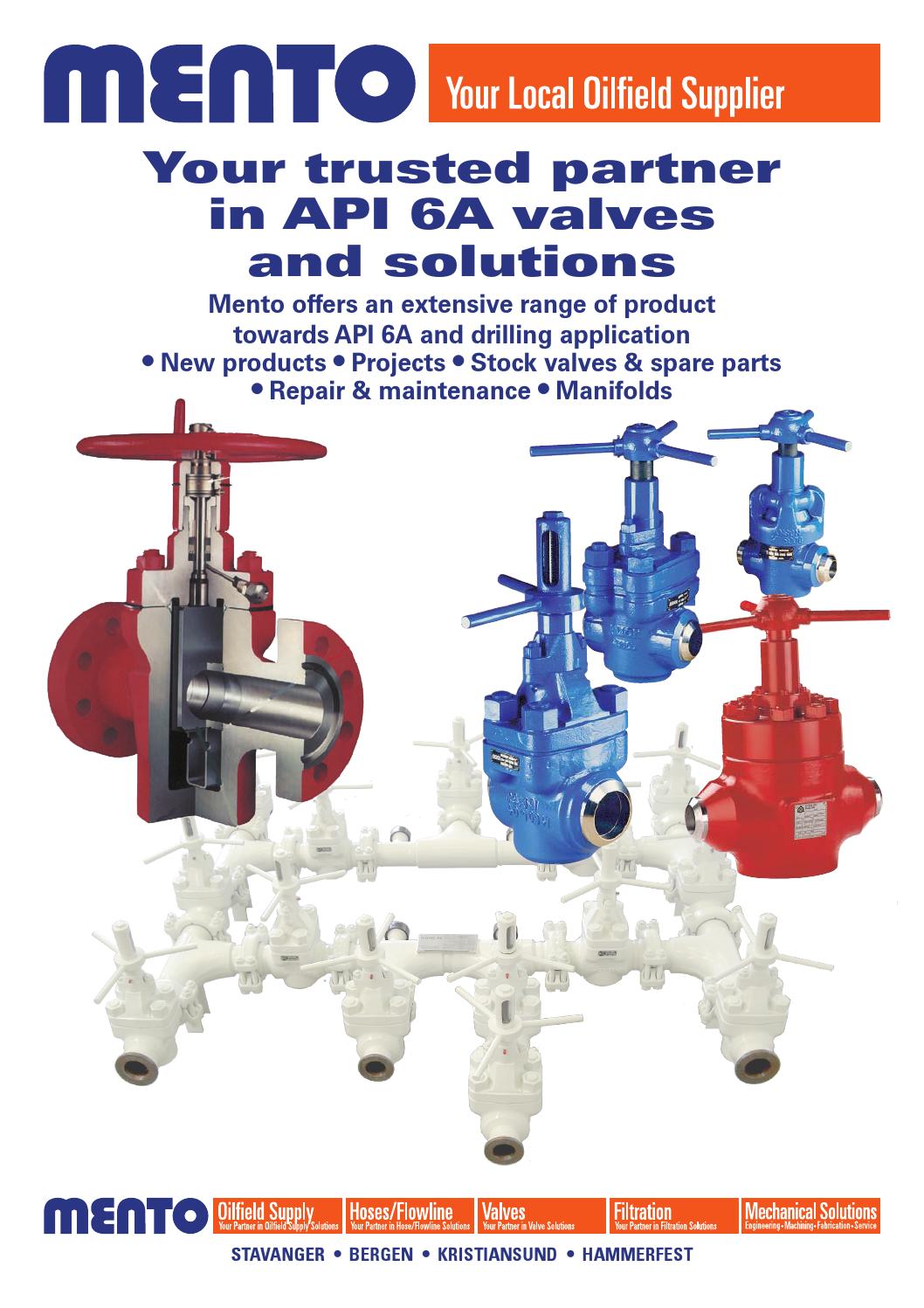 API Valves by Mento-AS - Issuu